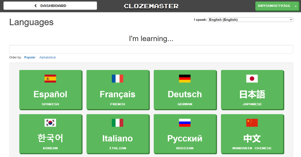 An In-Depth Clozemaster Review: Master Languages Faster - Cooljugator