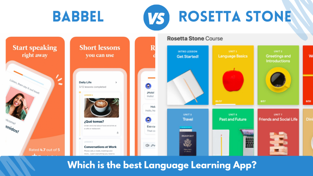Babbel vs Rosetta Stone: A Detailed Comparison to Decide the Best App ...